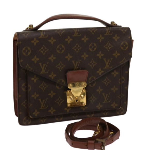 Louis Vuitton | Bags | Louis Vuitton Monogram Monceau 28 Hand Bag 2way ...